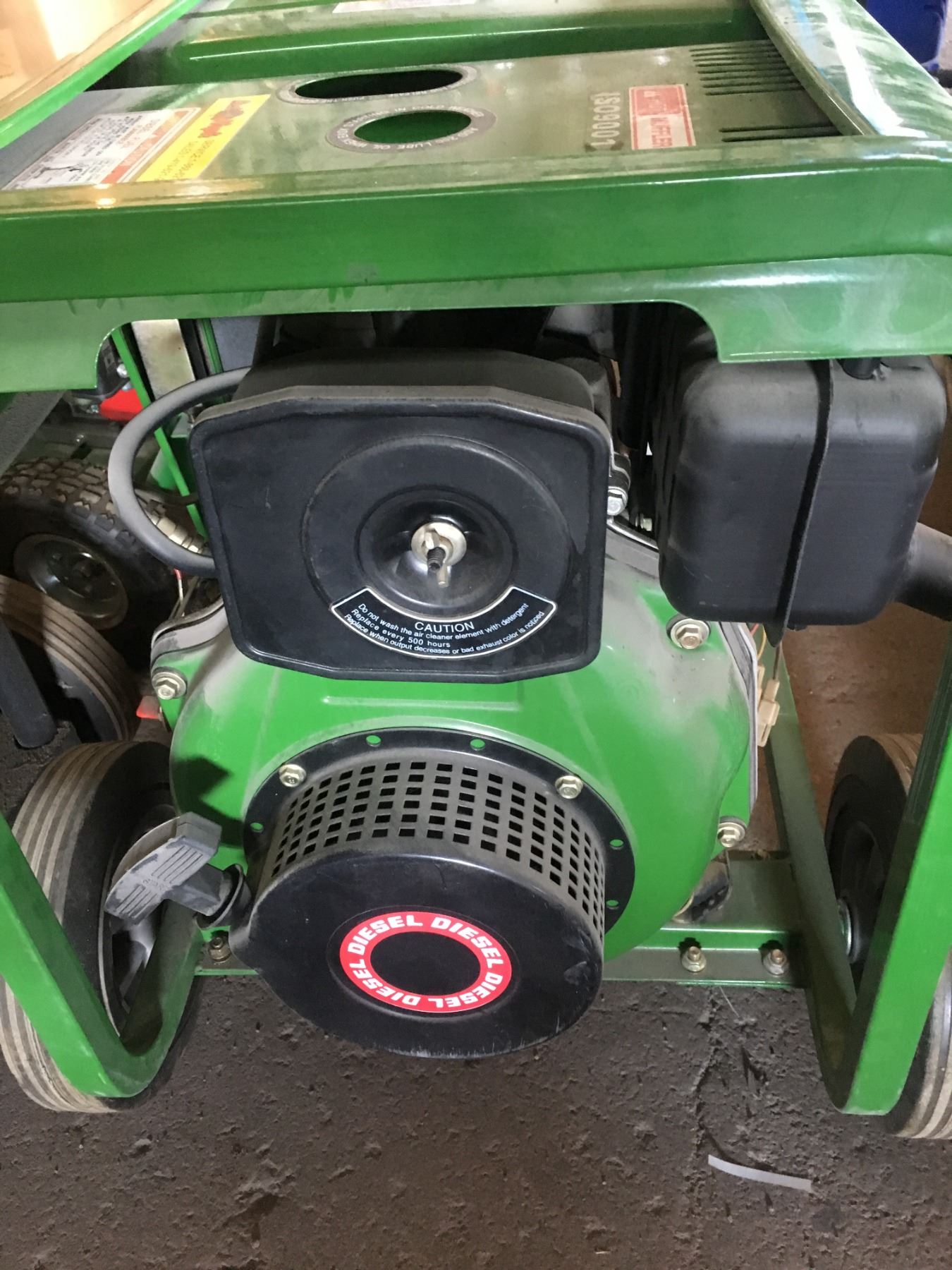 Red Maple diesel fuel generator AC 120 TO 240V Model #LDG3600, 68 HZ ...