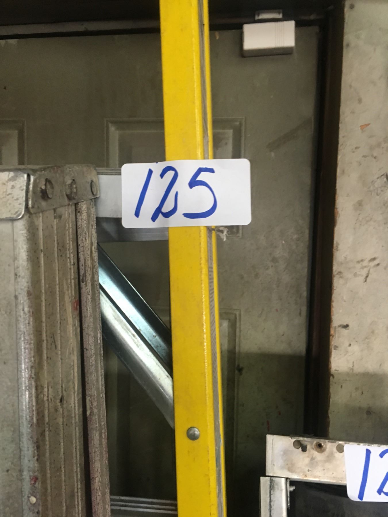 Industrial lite 12' ladder w/6' aluminum ladder plus 4' aluminum ladder