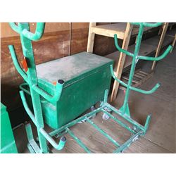 Greenlee conduit & pipe rack #GFX668 w/cart