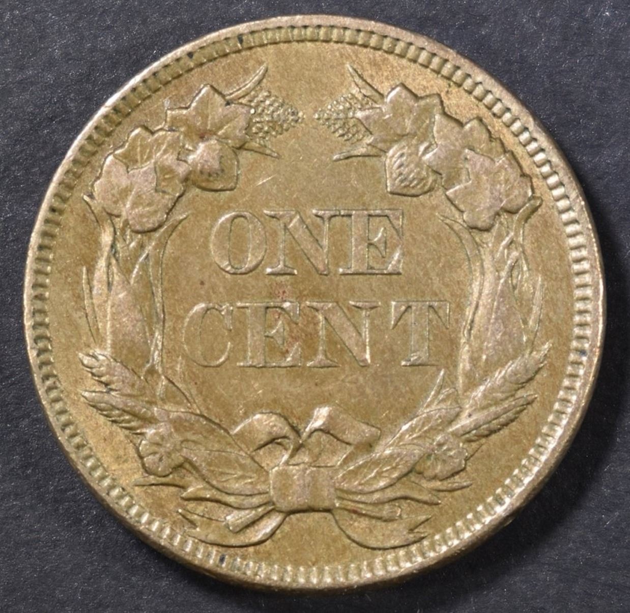 1857 FLYING EAGLE CENT BU