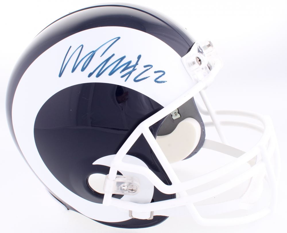 Marcus Peters Signed Rams Full-Size Helmet (JSA COA)