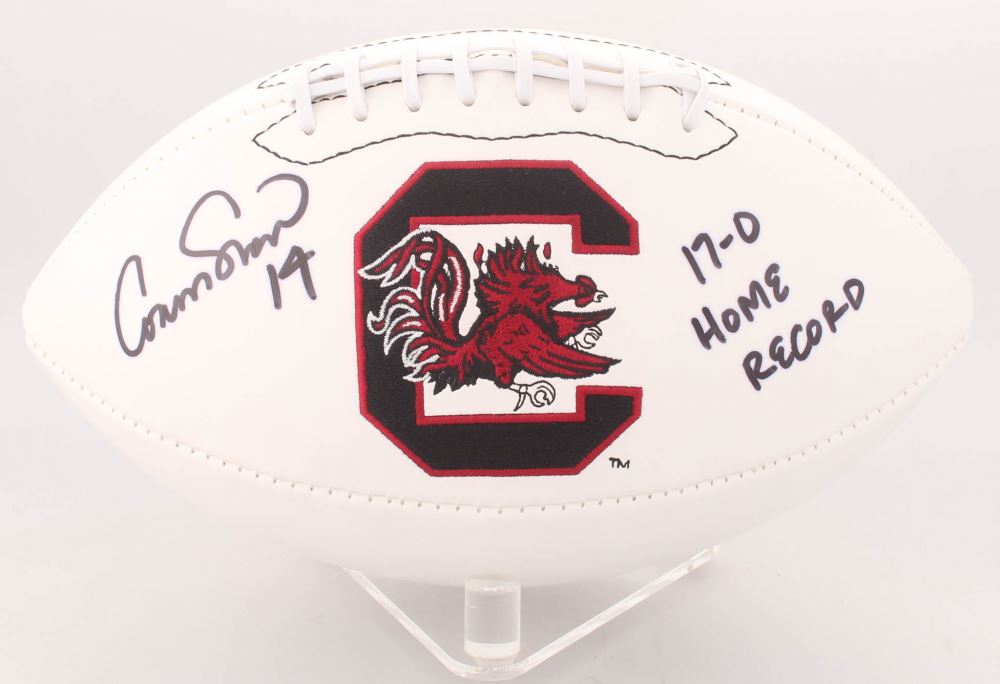 Connor Shaw Signed South Carolina Gamecocks Logo Football Inscribed "17 ...