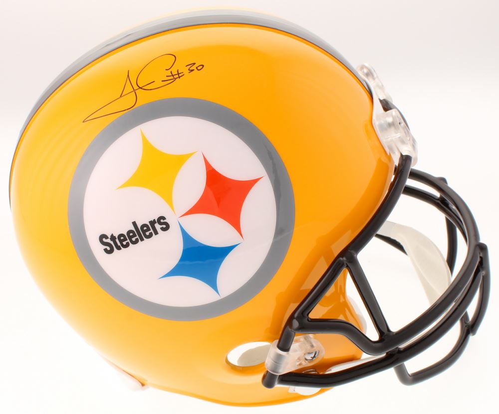 James Conner Signed Pittsburgh Steelers "75th Anniversary" Full-Size ...