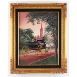 Crystal Skelley Signed "Jackson Square" 16.5x20.5 Custom Framed ...