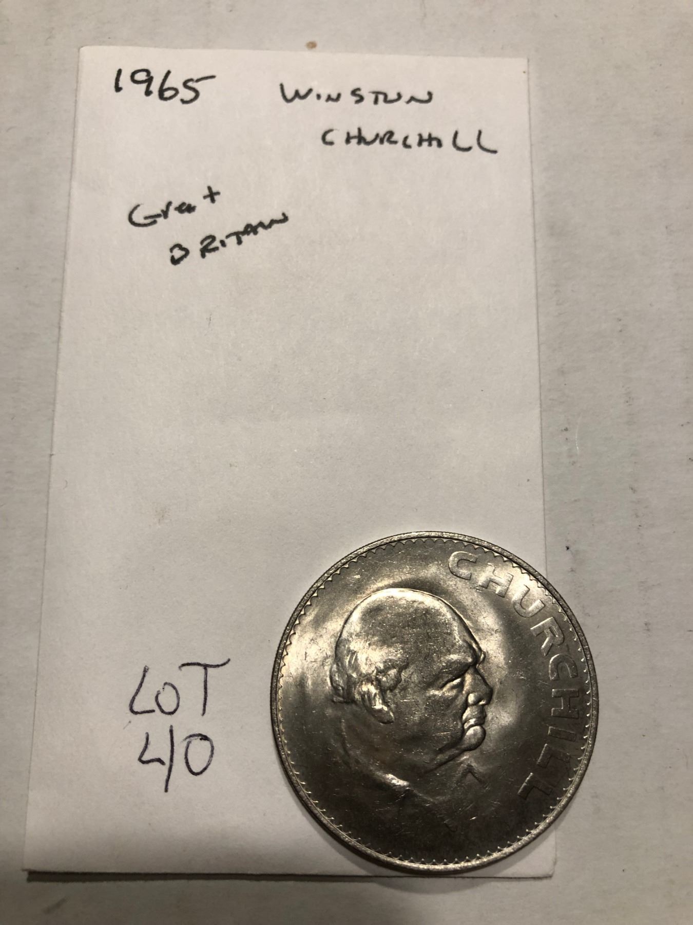 1965 Winston Churchill Large British Coin