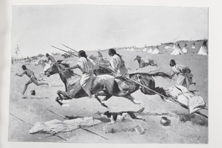 1898 Remington's Frontier Sketches RARE 1st Ed