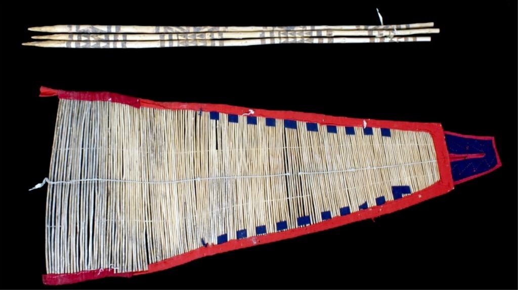 Blackfoot Tipi Willow Backrest Seat c. 1880-1890