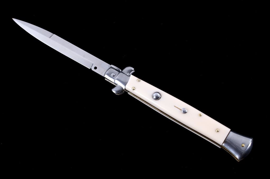 Frank Beltrame Italian Ivory Picklock Switchblade