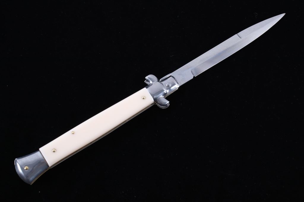 Frank Beltrame Italian Ivory Picklock Switchblade