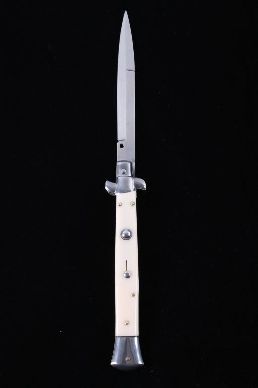 Frank Beltrame Italian Ivory Picklock Switchblade
