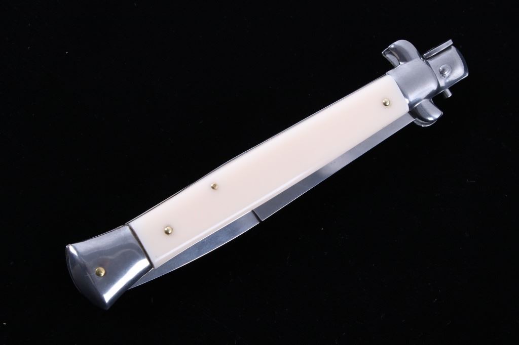 Frank Beltrame Italian Ivory Picklock Switchblade
