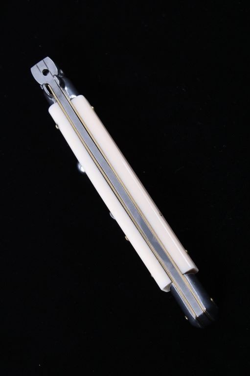 Frank Beltrame Italian Ivory Picklock Switchblade