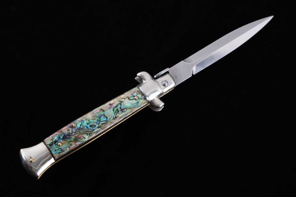 Latama Cutlery Italian Abalone Switchblade RARE