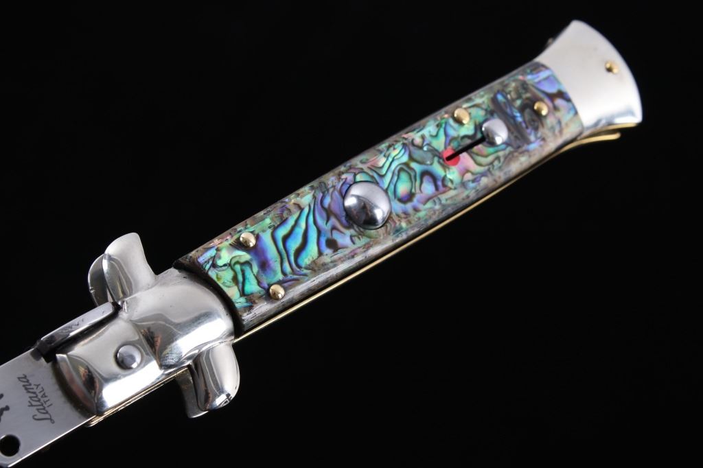 Latama Cutlery Italian Abalone Switchblade RARE