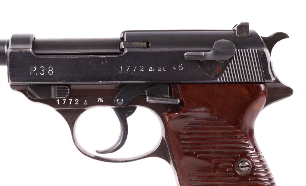 World War II Nazi Walther P38 9mm Pistol