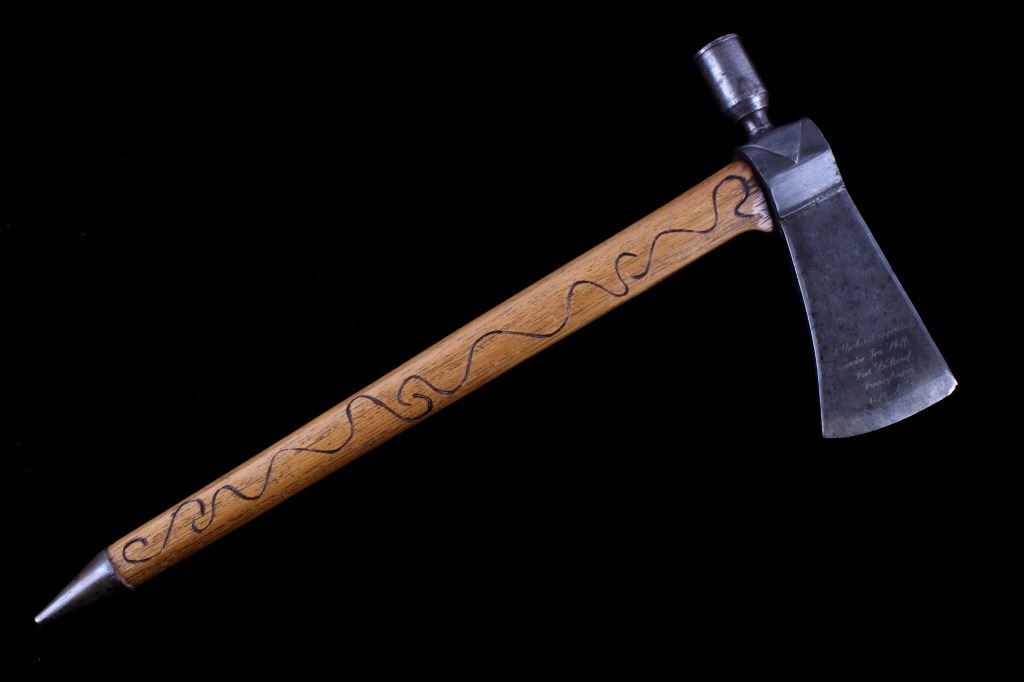 Shawnee Pipe Tomahawk from Fort LeBoeuf c. 1874