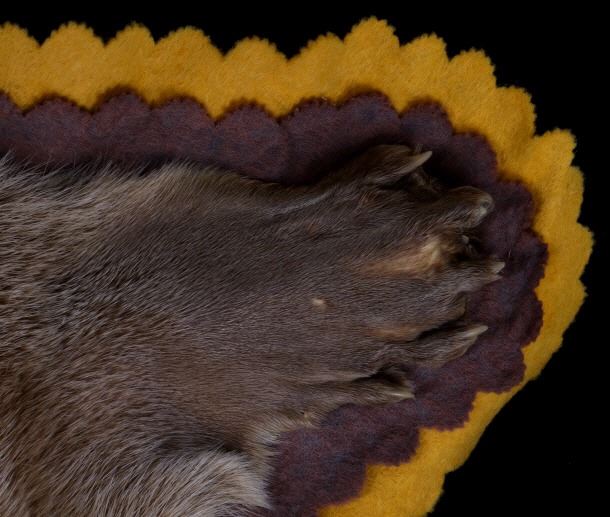 Excellent Montana Taken Otter Double Felted Rug