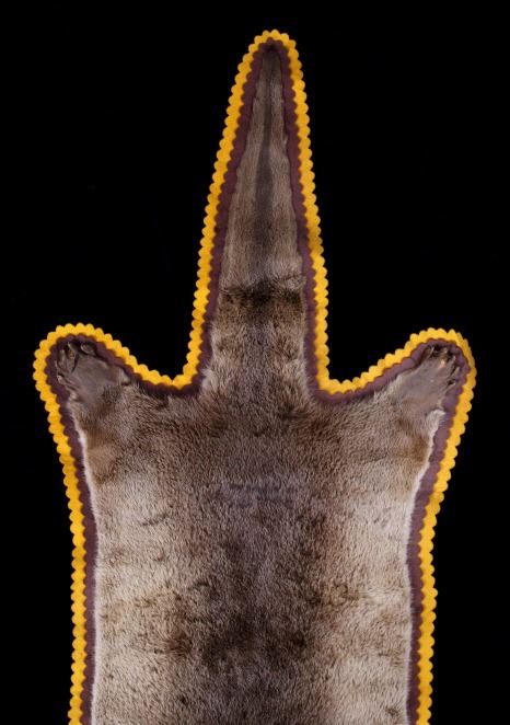 Excellent Montana Taken Otter Double Felted Rug