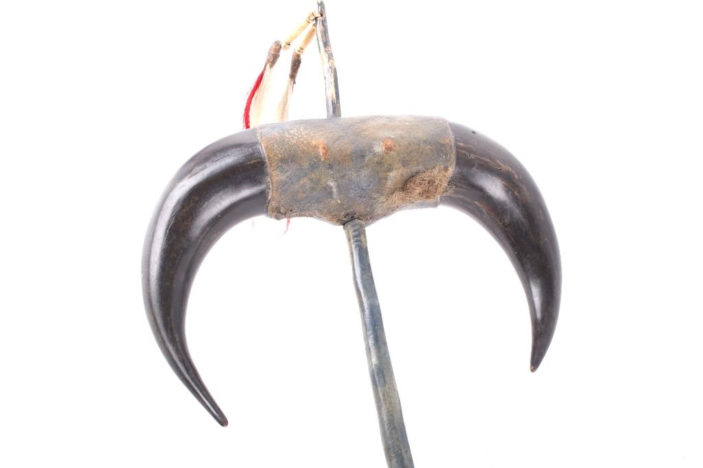 Sioux Buffalo Medicine Man Horn Dance Rattle