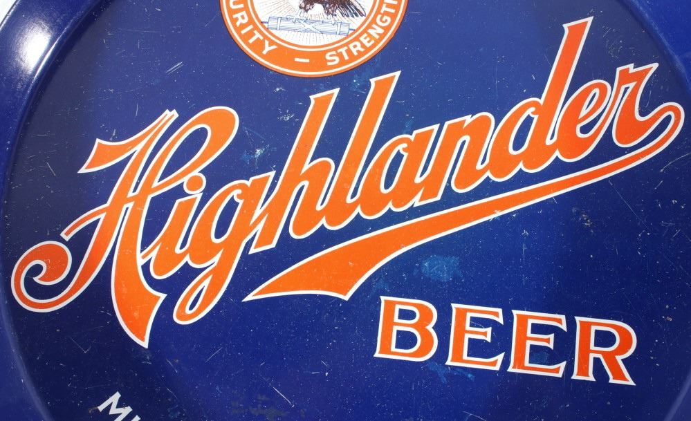 Missoula Brewing Co. Highlander Beer Tray Montana
