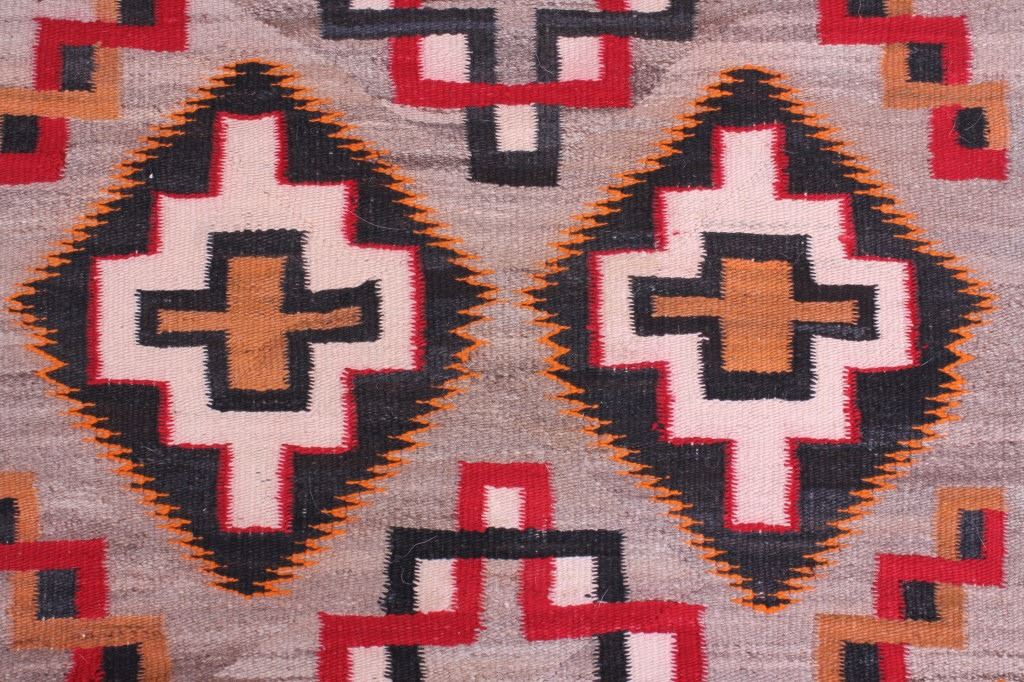 Navajo Klagetoh Hubbell Trading Post Rug c. 1900-