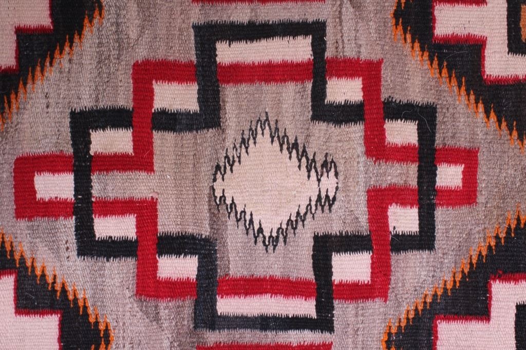 Navajo Klagetoh Hubbell Trading Post Rug c. 1900-