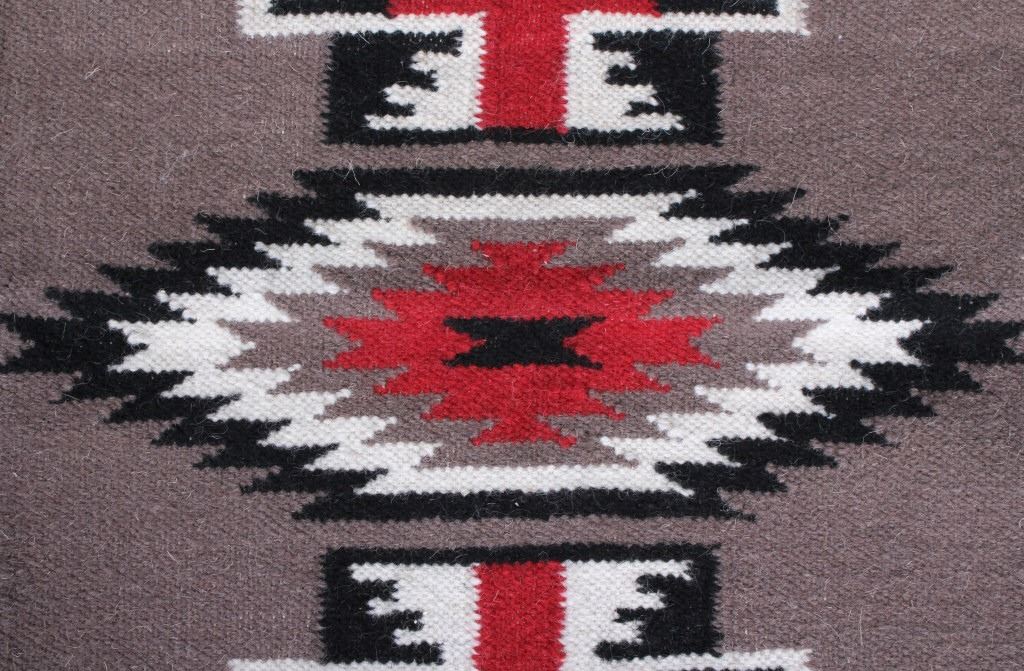 Navajo Ganado Pattern Style Large Wool Rug