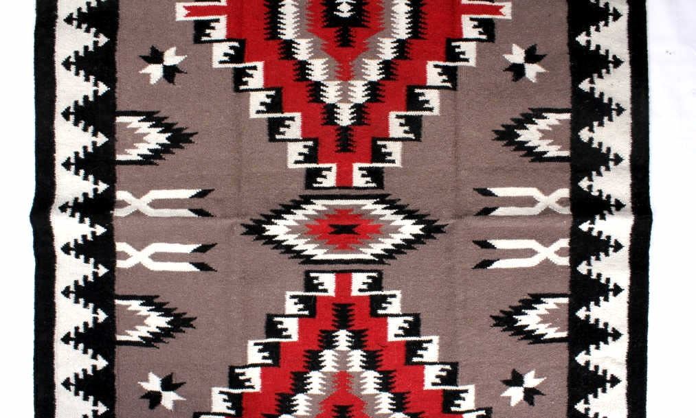 Navajo Ganado Pattern Style Large Wool Rug