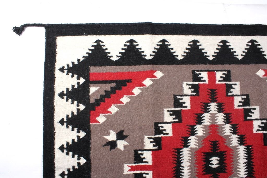 Navajo Ganado Pattern Style Large Wool Rug