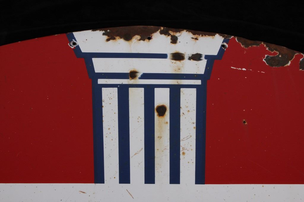 Standard Oil Company Large Metal Advertising Sign