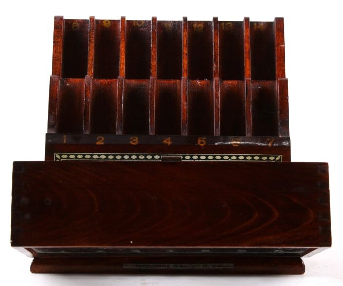 Boye Needle Company Crochet Hook Display Case 1919