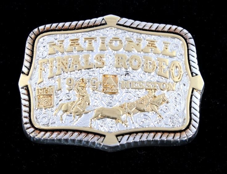 Gold & Silver Plated National Rodeo Buckles