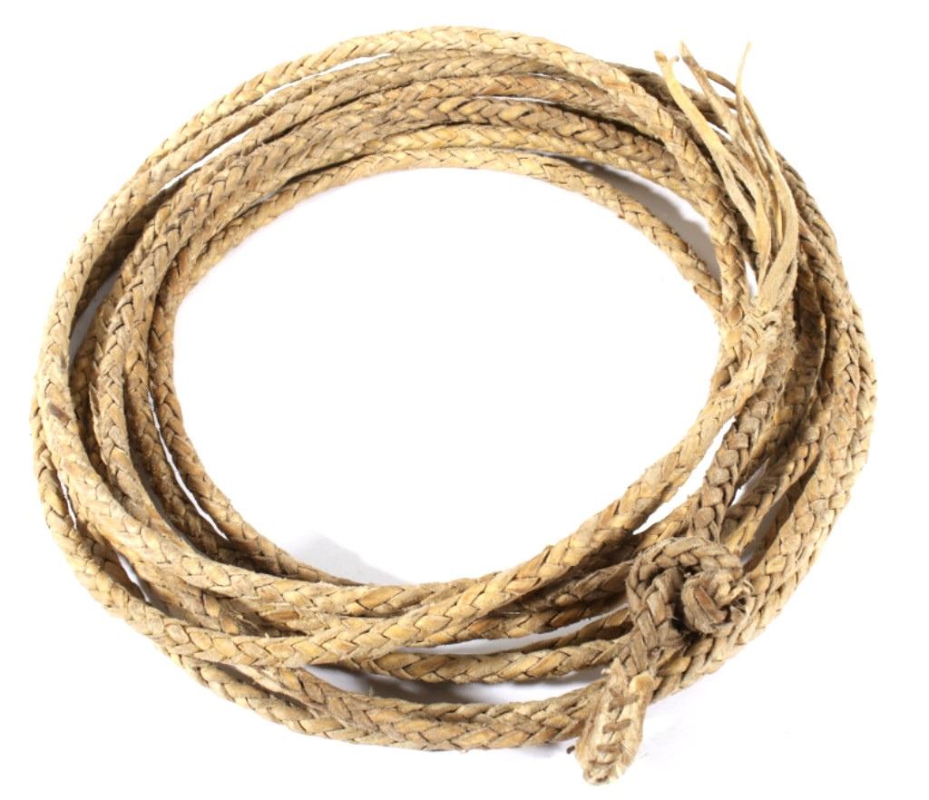 Montana Cowboy Braided Rawhide Lasso