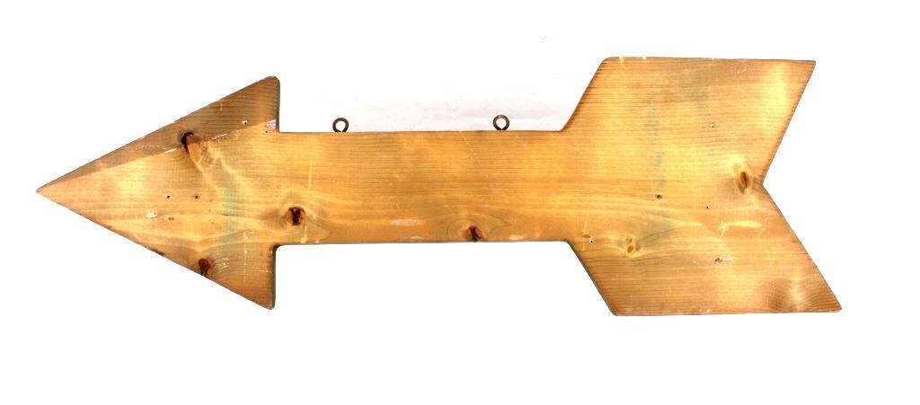 Hand Painted Folk Art Apache Beer Wooden Sign