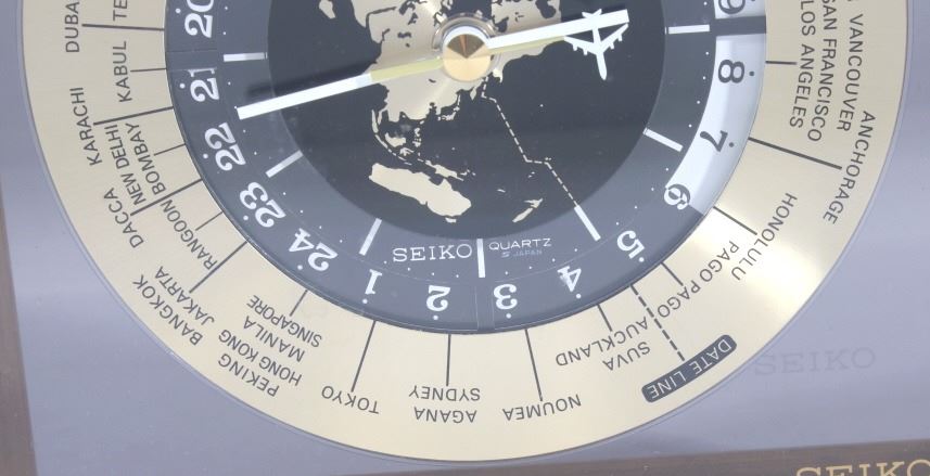 1980's Seiko Quartz 24 Hour World Clock