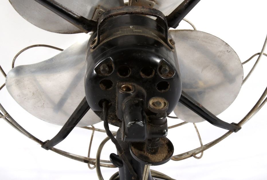 Mid 20th Century Signal Motor Industrial Metal Fan