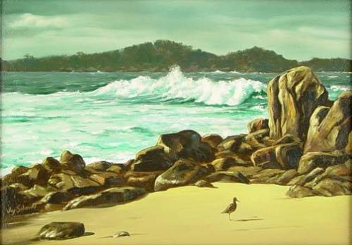 Jay Schmidt, Oil on Board