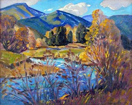 Frank Vavra, Oil on Board