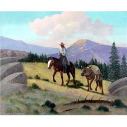 Charles Damrow, Oil on Canvas