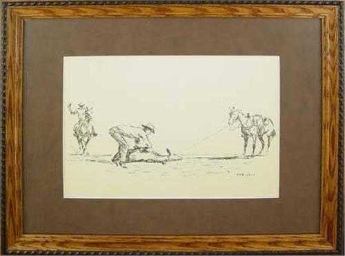 Harold D. Bugbee, Pen and Ink