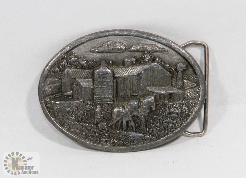 VINTAGE (1984) BERGAMOT BRASS WORKS FARMING BELT