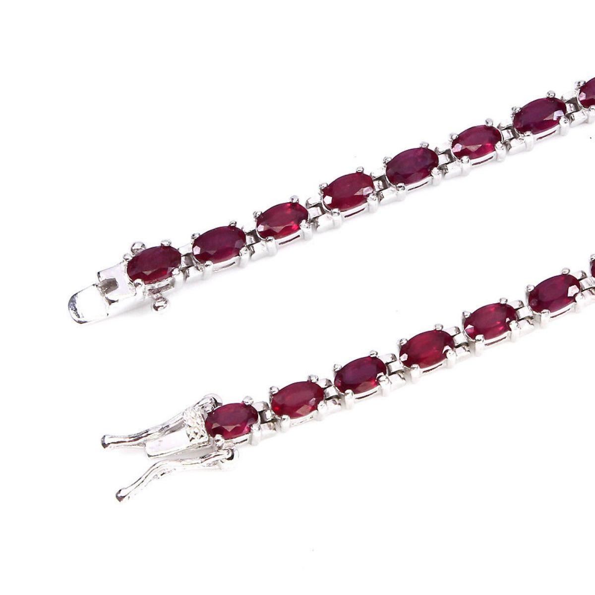 Natural Top Blood Red Ruby Bracelet
