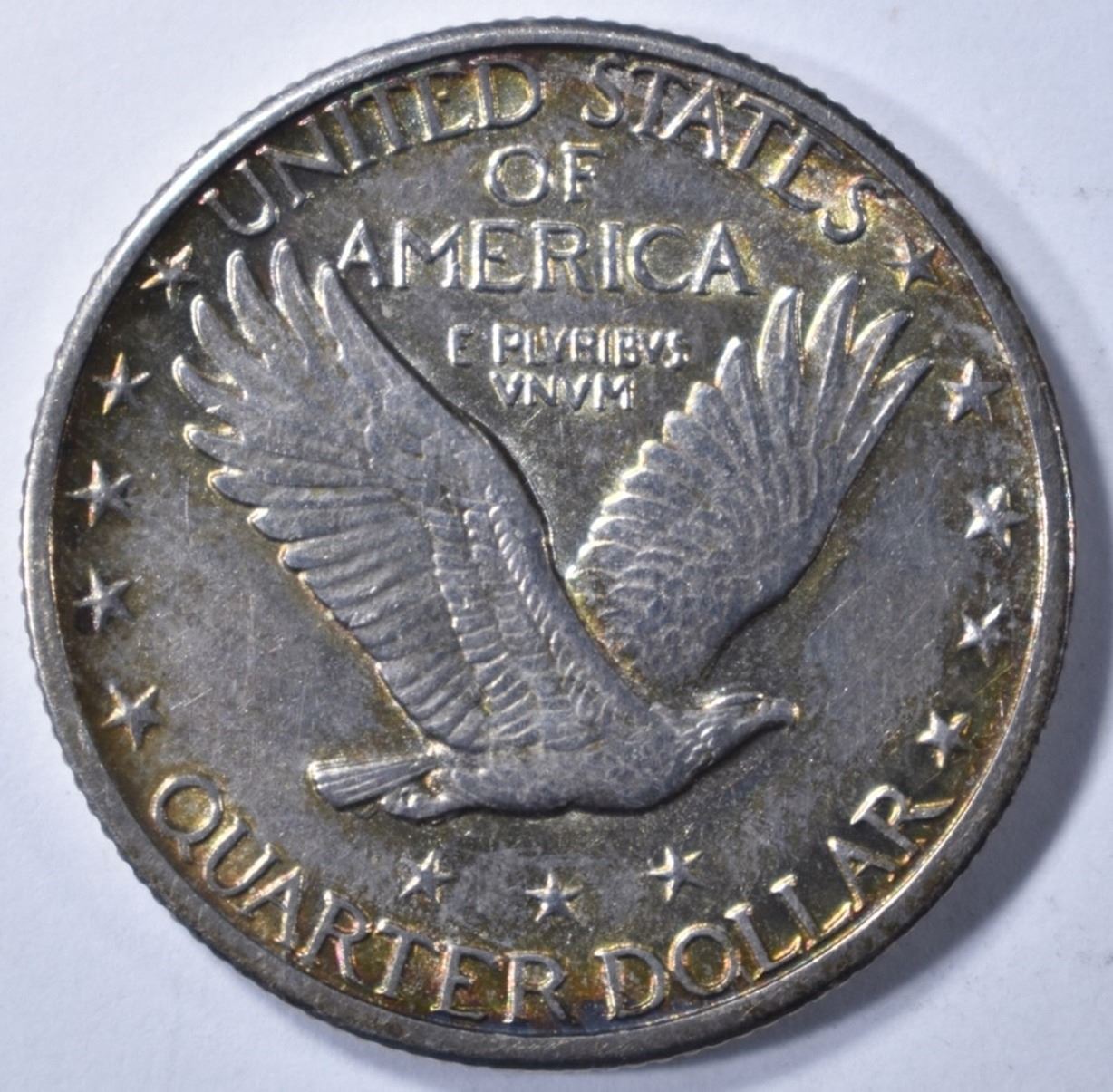 1917 TYPE 2 STANDING LIBERTY QUARTER BU