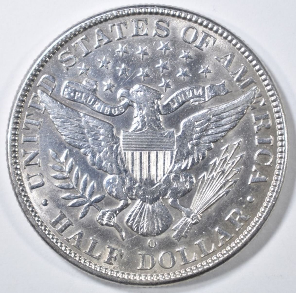 1907-O BARBER HALF DOLLAR AU