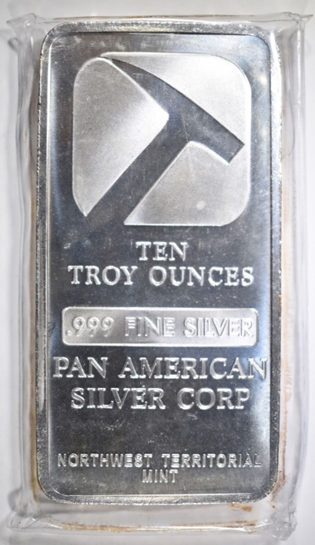 TEN Oz .999 SILVER BAR, PAN AMERICAN SILVER CORP