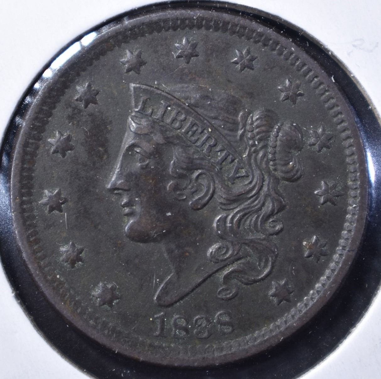 1838 LARGE CENT, AU