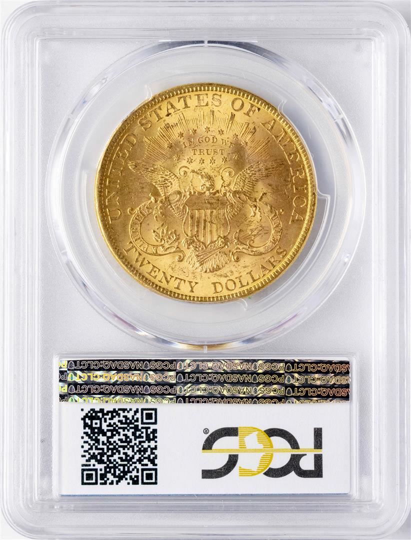 1894 $20 Liberty Head Double Eagle Gold Coin PCGS MS62