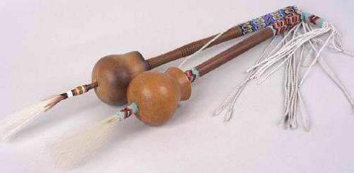 2 Navajo Peyote Rattles
