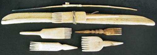 Group of Navajo Weaving Tools