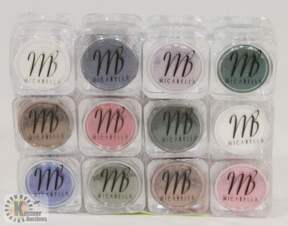 12 ASSORTED MICABELLA SHIMMER POWDER